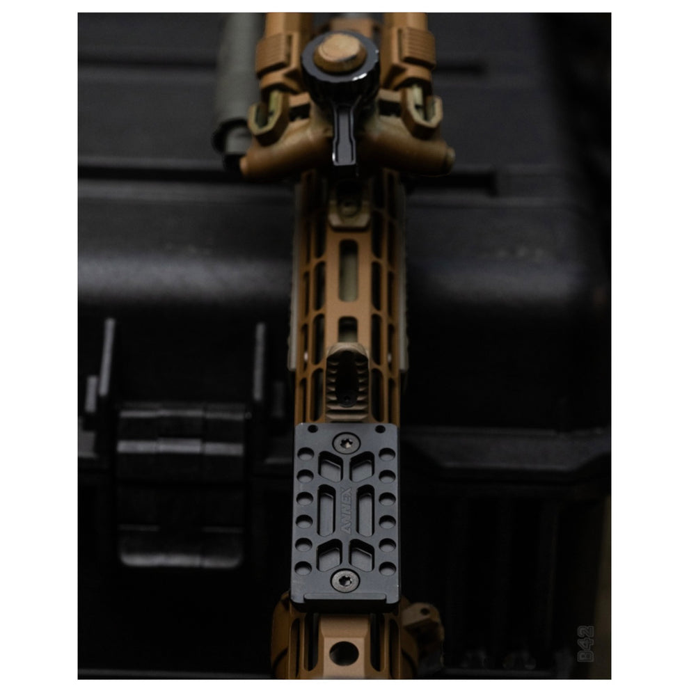 Ultralight ARCA Swiss Rail for MLok Rails - R-Lock - BLACK - SHORT – Zero Fox Given