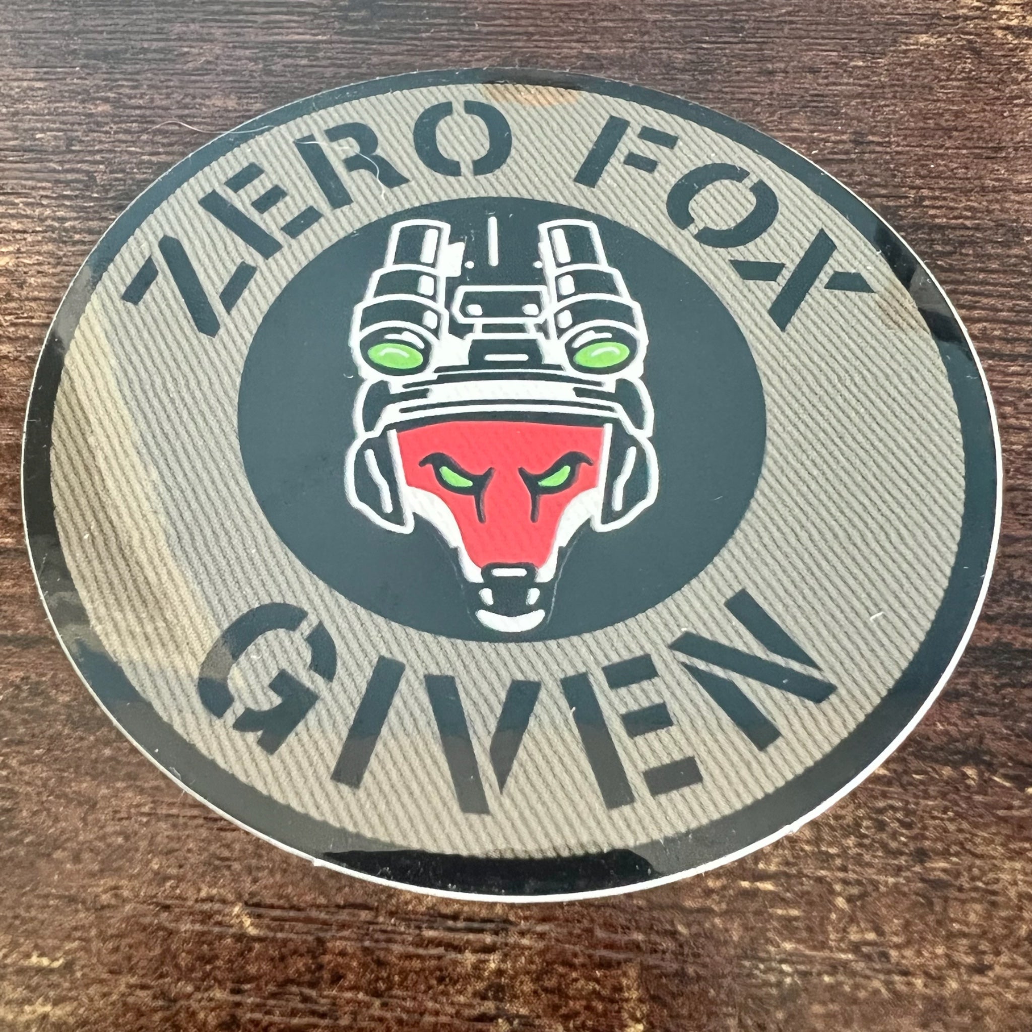 ZFG Large Fox NOD Logo Sticker – Zero Fox Given